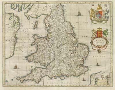 Anglia Map - Picture This Wall Art